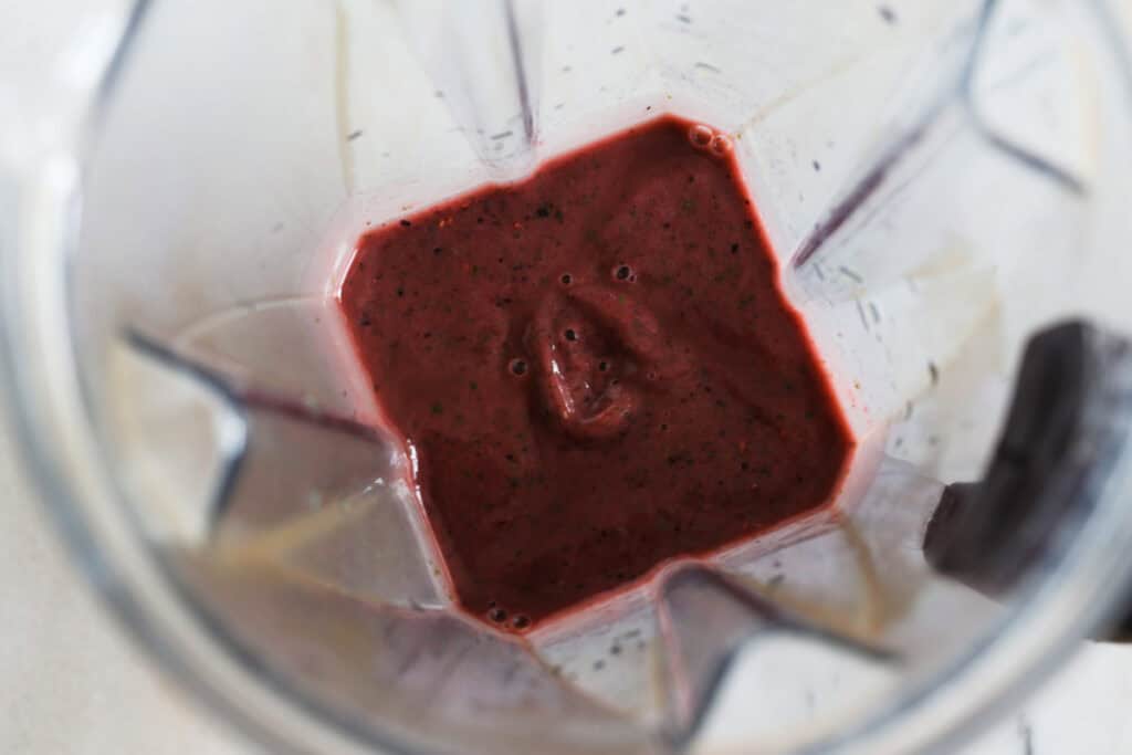 Blueberry Raspberry Smoothie - Two Raspberries